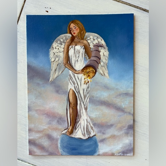 Art | Original Oil Painting Of Goddess Fortuna | Poshmark